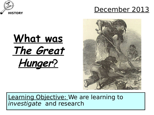 The Irish Famine- why was there a Great Hunger? | Teaching Resources