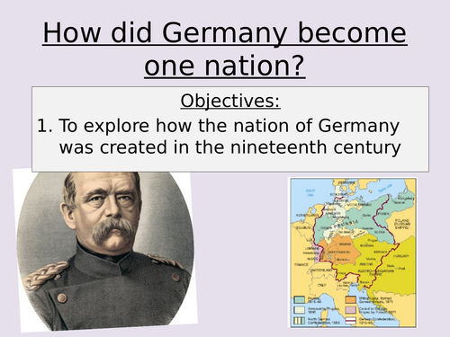 Unification of Germany 1871 | Teaching Resources