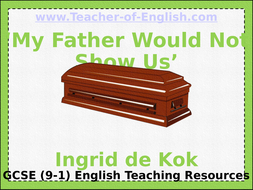 My Father Would Not Show Us (PowerPoint and worksheets) | Teaching ...