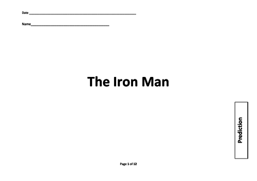 The Iron Man - Guided Reading, Reading Journal and Activities (12 ...