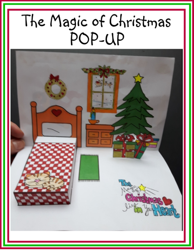 Christmas Crafts - The Magic of Christmas POP-UP (Freebie) | Teaching ...