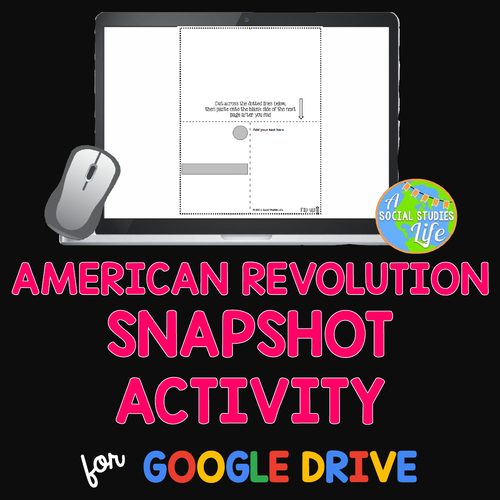 American Revolution Snapshot Project | Teaching Resources