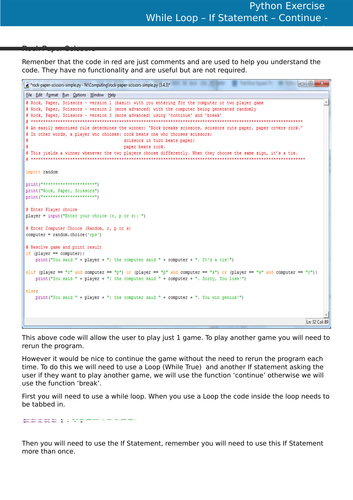 Python Programming - If - elif - else | Teaching Resources