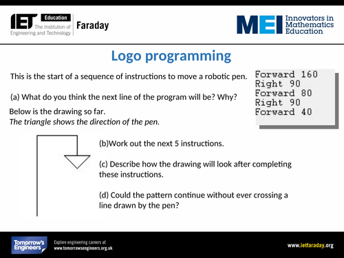 Logo programming - creating algorithms | Teaching Resources