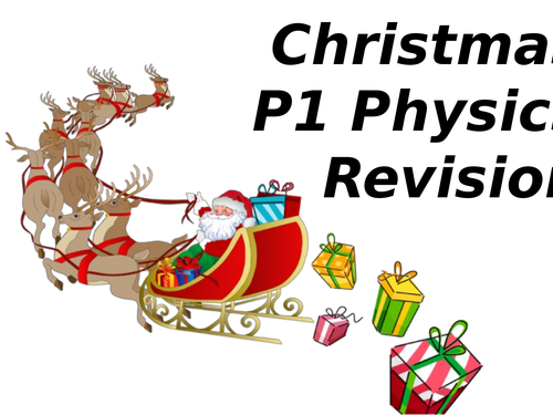 GCSE Physics Christmas Revision (P1 Forces) | Teaching Resources