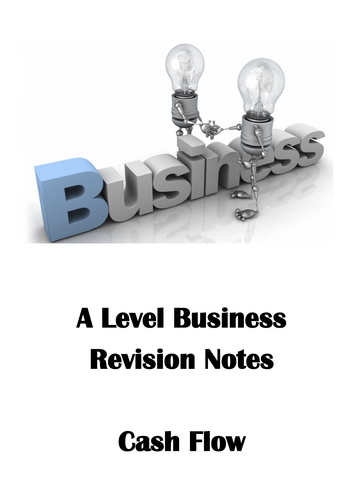 Eduqas A Level Business - Cash Flow | Teaching Resources