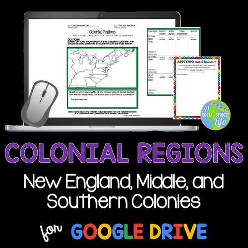 Thirteen Colonies - New England, Middle, and Southern Colonies ...