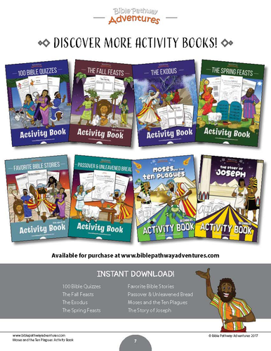 Moses and the Ten Plagues Activity Pack FREEBIE | Teaching Resources