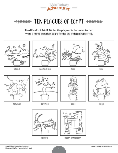 Moses and the Ten Plagues Activity Pack FREEBIE | Teaching Resources