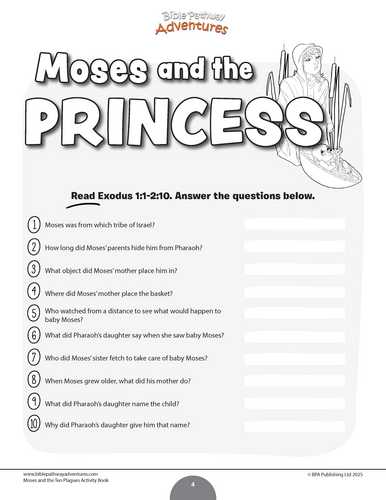 Moses and the Ten Plagues Activity Pack FREEBIE | Teaching Resources