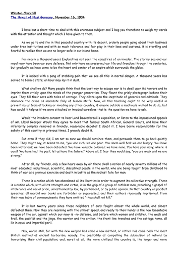 Churchill, Rearmament and Appeasement - for OCR A Level History ...