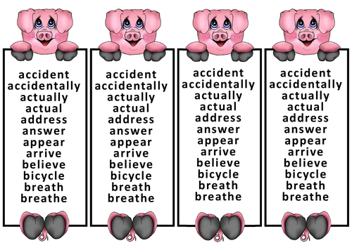 SPELLINGS YEAR 3 AND 4 TEACHING RESOURCES ENGLISH KEY STAGE 2 ...