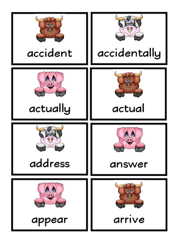 SPELLINGS YEAR 3 AND 4 TEACHING RESOURCES ENGLISH KEY STAGE 2 ...