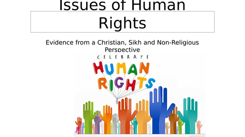 Eduqas GCSE: Human Rights Keywords, evidence and examples revision ...