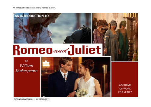 YEAR 7 DRAMA SCHEME - An introduction to Shakespeare. | Teaching Resources