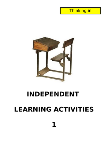 Independent Learning Activities | Teaching Resources