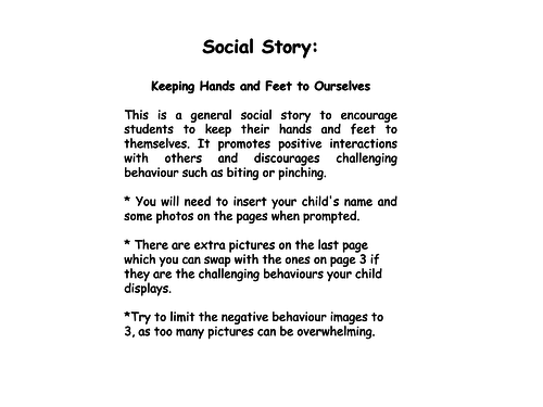 Social Stories Bundle | Teaching Resources