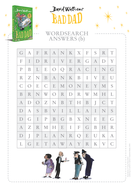 David Walliams Bad Dad Wordsearch | Teaching Resources