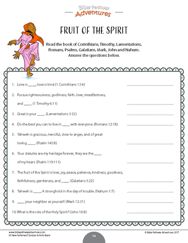 New Testament Quiz Book | Teaching Resources