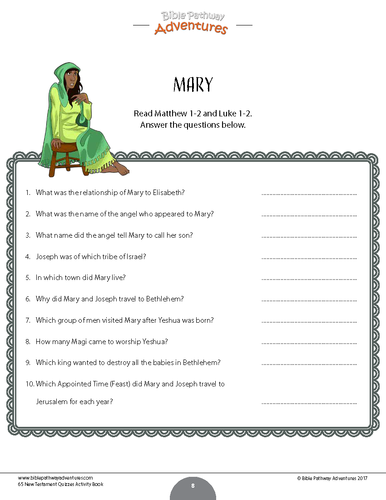 New Testament Quiz Book | Teaching Resources