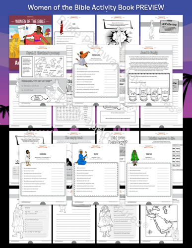 Women of the Bible Activity Book | Teaching Resources