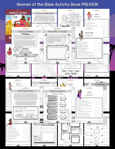 Women of the Bible Activity Book | Teaching Resources