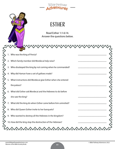 Women of the Bible Activity Book | Teaching Resources