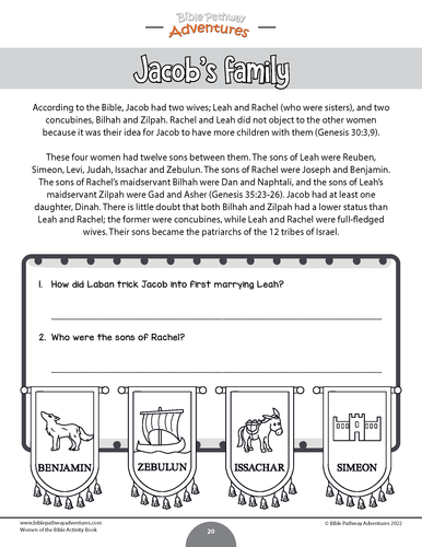 Women of the Bible Activity Book | Teaching Resources