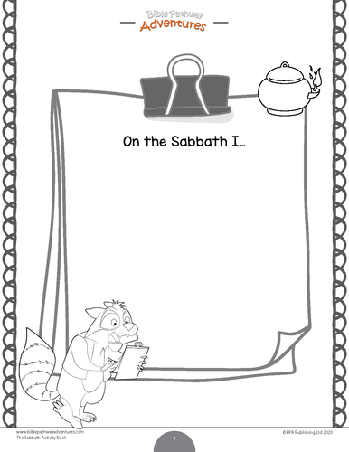 The Sabbath Activity Book | Teaching Resources