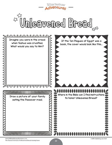 The Passover and Feast of Unleavened Bread Activity Book | Teaching ...