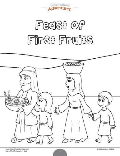 Feast of First Fruits Activity Book | Teaching Resources