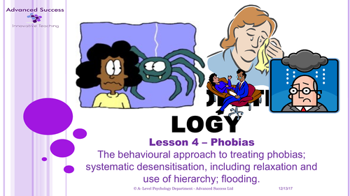Powerpoint - Psychopathology - Lesson 4 - Phobias - The behavioural ...