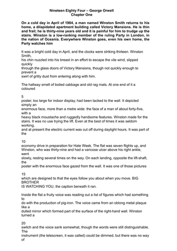 AQA GCSE English Language Paper 1 sample questions | Teaching Resources