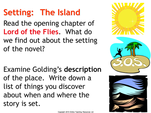 Lord of the Flies teaching unit (includes 188 slide PowerPoint, 72 ...