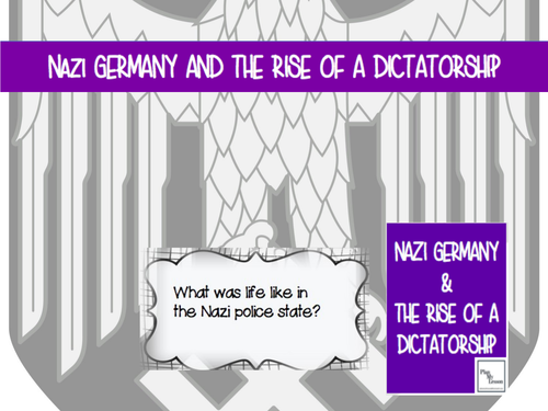 Nazi Germany & the Rise of a Dictatorship: Lesson 13 What was life like ...