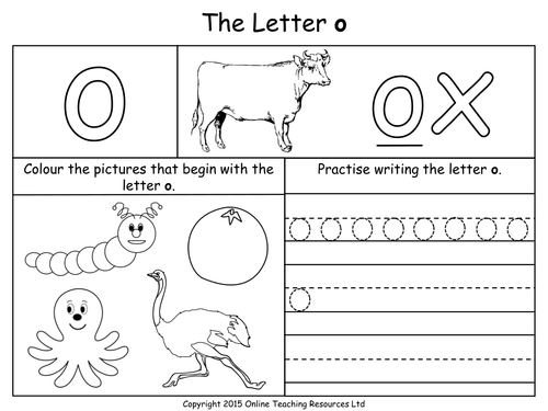 The Letter O | Teaching Resources