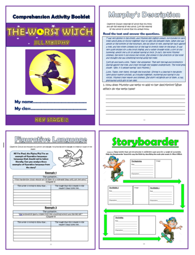 The Worst Witch KS2 Comprehension Activities Booklet! | Teaching Resources