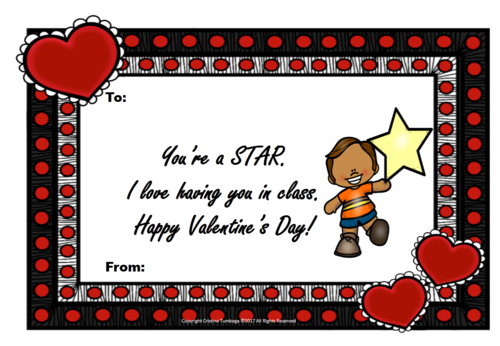 Valentine's Day Cards: Notes from the Teacher | Teaching Resources