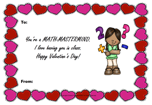 Valentine's Day Cards: Notes from the Teacher | Teaching Resources