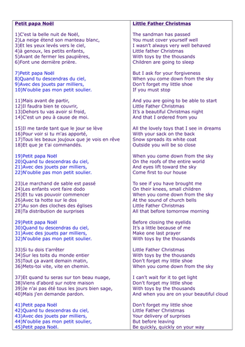 Petit papa Noel French Christmas song | Teaching Resources
