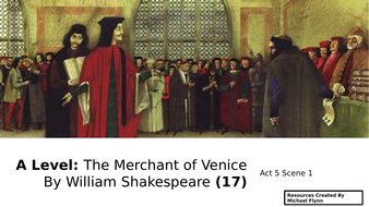 The Merchant of Venice: (17) Act 5 Scene 1 | Teaching Resources