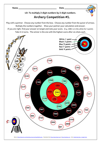 Multiplication Year 5 Written Multiplication 2-digits x 2-digits ...