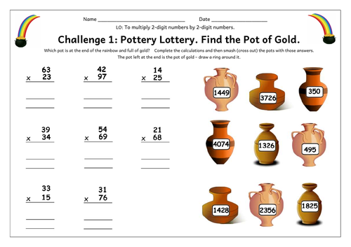 Multiplication Year 5 Written Multiplication 2-digits x 2-digits ...