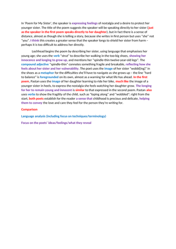 EDUQAS WJEC Unseen Poetry Scheme of Work | Teaching Resources EDUQAS WJEC Unseen Poetry Scheme of Work | Teaching Resources