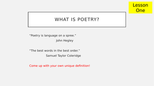 EDUQAS WJEC Unseen Poetry Scheme of Work | Teaching Resources EDUQAS WJEC Unseen Poetry Scheme of Work | Teaching Resources
