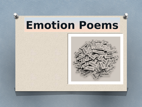 Emotion Poems - Creative Writing | Teaching Resources