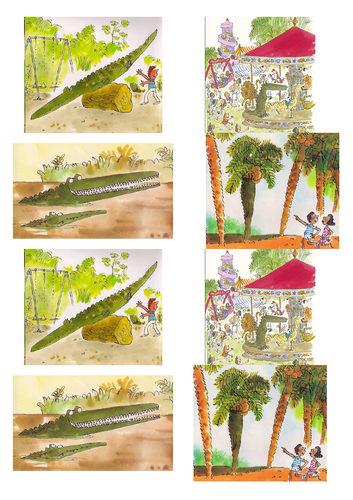 Year 2 English/ Literacy 1 week of Enormous Crocodile by Roald Dahl ...