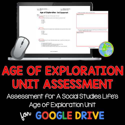Age of Exploration Unit Test | Teaching Resources