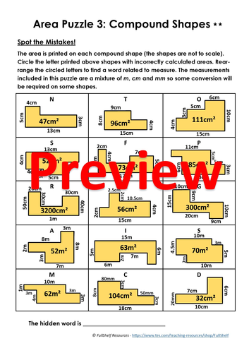 Area Revision Worksheets KS2 | Teaching Resources