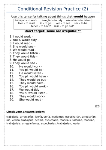 Spanish: Tenses Bundle | Teaching Resources